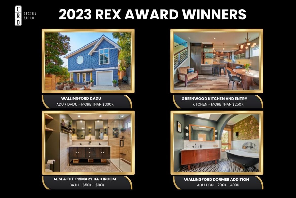 We Won Four 2023 Remodeling Excellence Awards - CRD Design Build